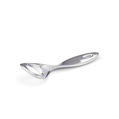 nambe Twist Bottle Opener | Beer Bottle Opener | Solid and Durable Chrome Plated | 6β x 2.5β | Gift for Men Husband Father | Designed by Andrew Reed (Silver)