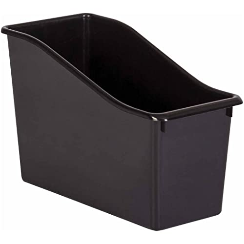 Teacher Created ResourcesĀ® Black Plastic Book Bin