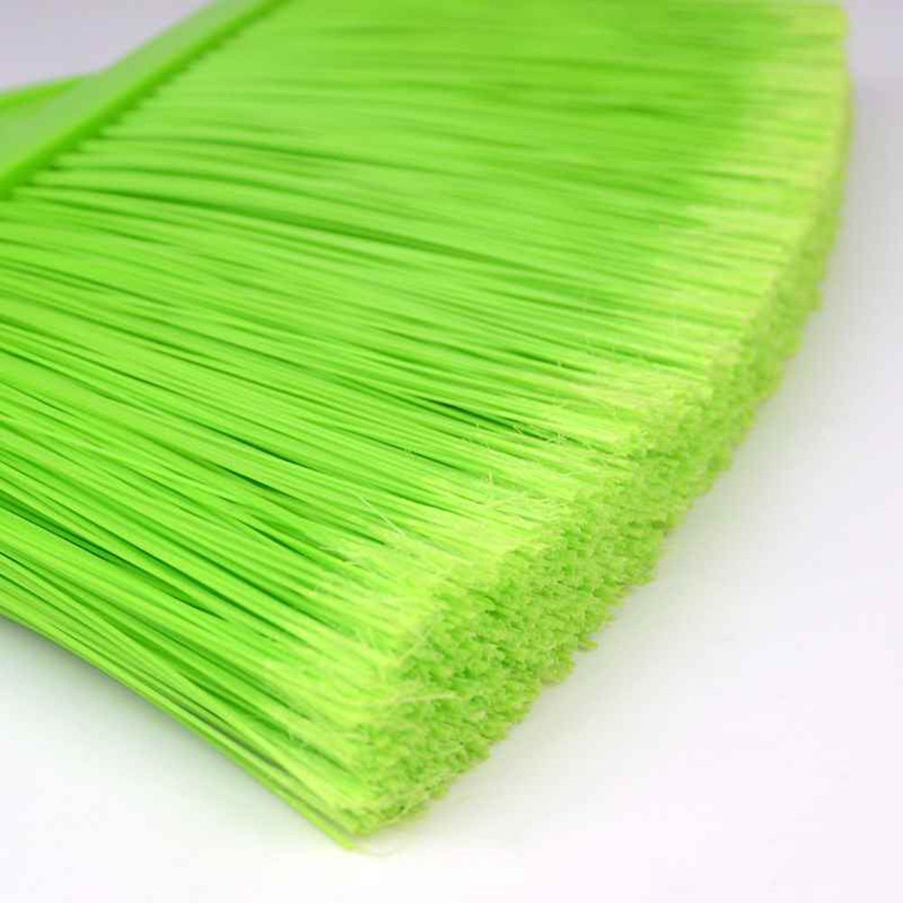 Xifando Three-Section Telescopic Aluminum Alloy Rod Long-Handled Broom(Green)