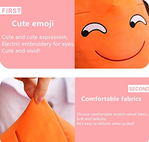 XIZHI 27 5/8inch Carrot Hugging Pillow, Kids Pillows Plush,Cute Stuffed Animals Doll Toy Gifts,for Bedroom, Sofa, Office Decoration