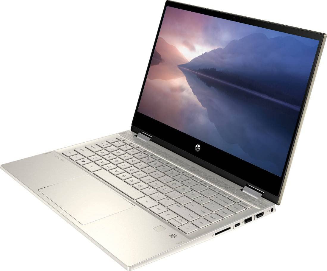 HP Pavilion 2-in-1 Convertible Laptop, 14-inch FHD Touchscreen, Intel Core i5-1135G7, Fingerprint Reader, Bang & Olufsen Dual Speakers, Windows 11 (64GB RAM | 2TB PCIe SSD)