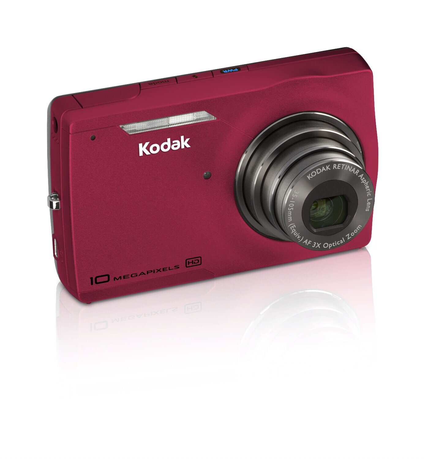 Kodak Easyshare M1093IS 10 MP Digital Camera with 3xOptical Image Stabilized Zoom (Red)