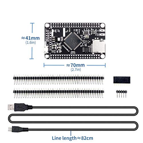 QONIA STM32F407VGT6 STM32 System Core Board STM32F407 Development Board F407 Single-Chip Learning Board
