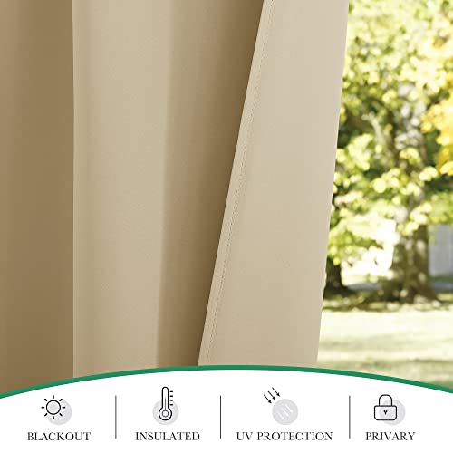 StangH Red Velvet Curtains & Outdoor Waterproof Blackout Curtains