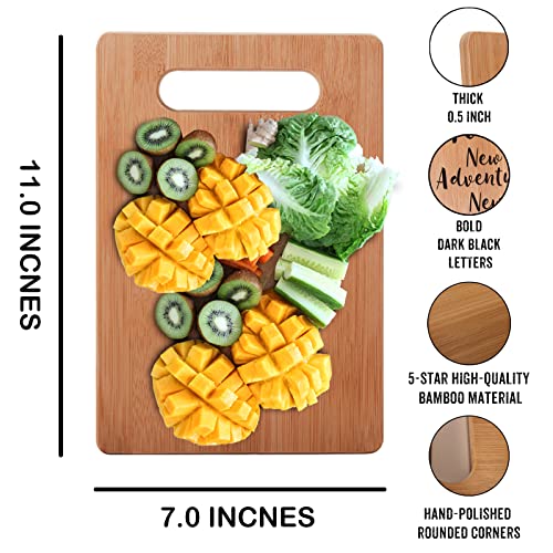 MY-ALVVAYS Retirement Gifts for Women Men, Going Away Gifts, Retired Gifts, Recipe Cutting Board Gift, 7"x11", Double-Sided Use -059