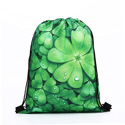 SHERCHPRY 3pcs drawstring backpack sport backpack Patricks Day Drawstring bag St Patrick Day sack party favor shopping bag printed travel bag storage bag tighten up sports bag party supplies