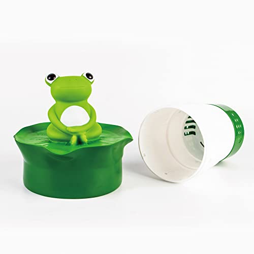 MKLZ Chlorine Floater,Floating Chlorine Dispenser for Pools,Fits 1 and 3 Inch Tablets for Large and Small Pools,Forg Tablet Dispenser Chlorine Basket
