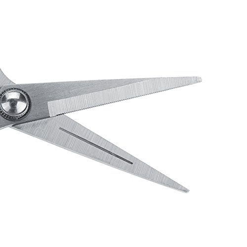 Pruner Stainless Steel,Garden Scissor, Fruit Tree Bonsai Gardening Pruning Shear Pruner Garden Snips Spring Tool(Straight)