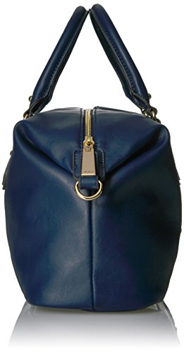 Tommy Hilfiger Jaden Satchel Crossbody Bag, Navy Polyvinyl Chloride