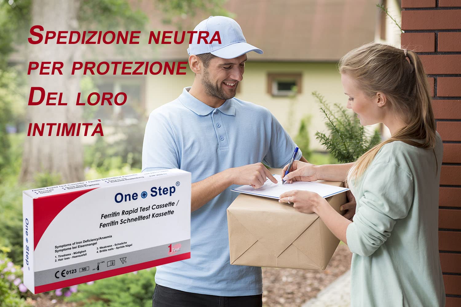 One+Step Iron Deficiency Self-Test - Complete Self-Test Set for Early Diagnosis of Iron Deficiency - Ferritin Sutotest - 1 piece
