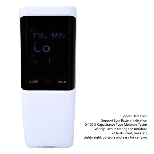 MT-C1 Pinless Moisture Meter, Non-Invasive Digital LED Moisture Detector for Softwood Drywall