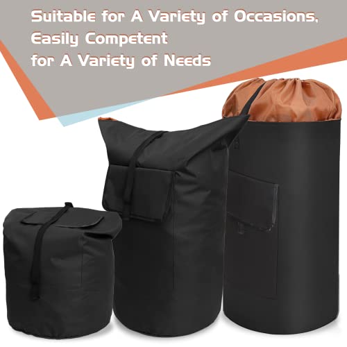 SJEhome 115L Laundry Bag Backpack Extra Large, Portable Durable Laundry Bag with Adjustable Padded Shoulder Straps,Heavy Duty laundry bag with Pocket for College Dorm,Travel,Laundromat,Apartment,Black