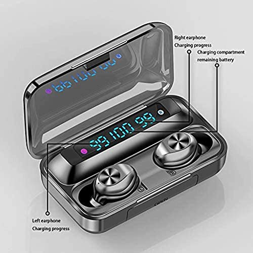 TBIIEXFL Headset Touch Function with Charging Box Stereo Headphones in-Ear Built-in Microphone Headphones Sports Subwoofer