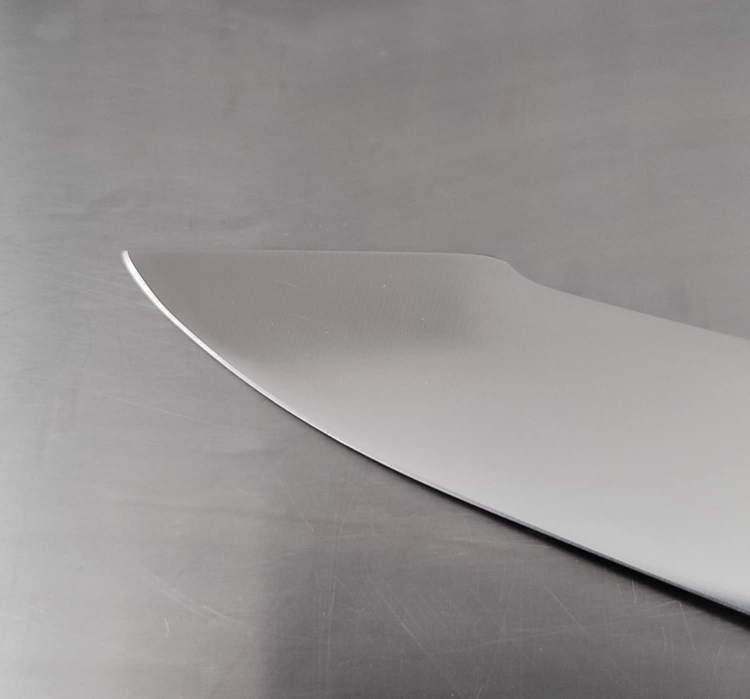 Miguel Raya's COOKING WITH FIRE 8 Inch Chef's Knife High Carbon 7Cr17MoV Stainless Steel With Pakkawood Handle Multipurpose Chef Knives For Home Kitchen, Camping and Outdoor BBQ