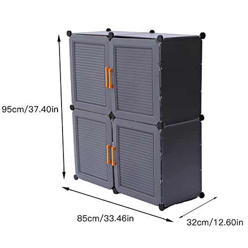 TBVECHI 2 Trains 6 Layers Drawer Shoe Storage Cabinet, Entryway Shoe Storage Stand,Entryway Storage Shelf, Shoe Cabinet Shoe Organizer for Entryway, Shoe Cabinet with Doors