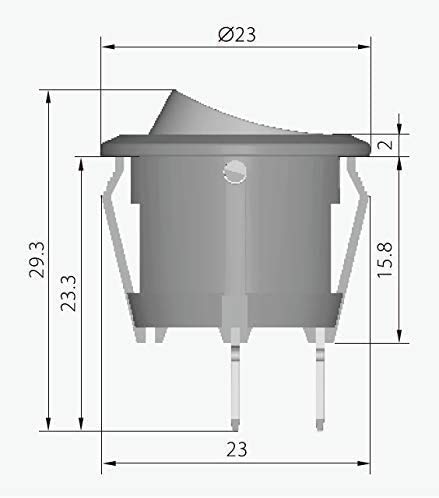 HQRP On Off Power Switch Compatible with Hoover Windtunnel UH70815 UH70819 UH70821 UH70829 UH70832 UH70839 UH71250 UH71230 UH70817 Wind-Tunnel-2 Upright Vacuum Cleaner