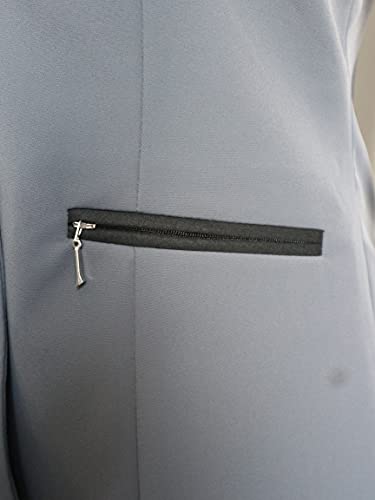 HR Farm Women's Competition Jacket Horse Riding Show Coat (Gray, 14, numeric_14)