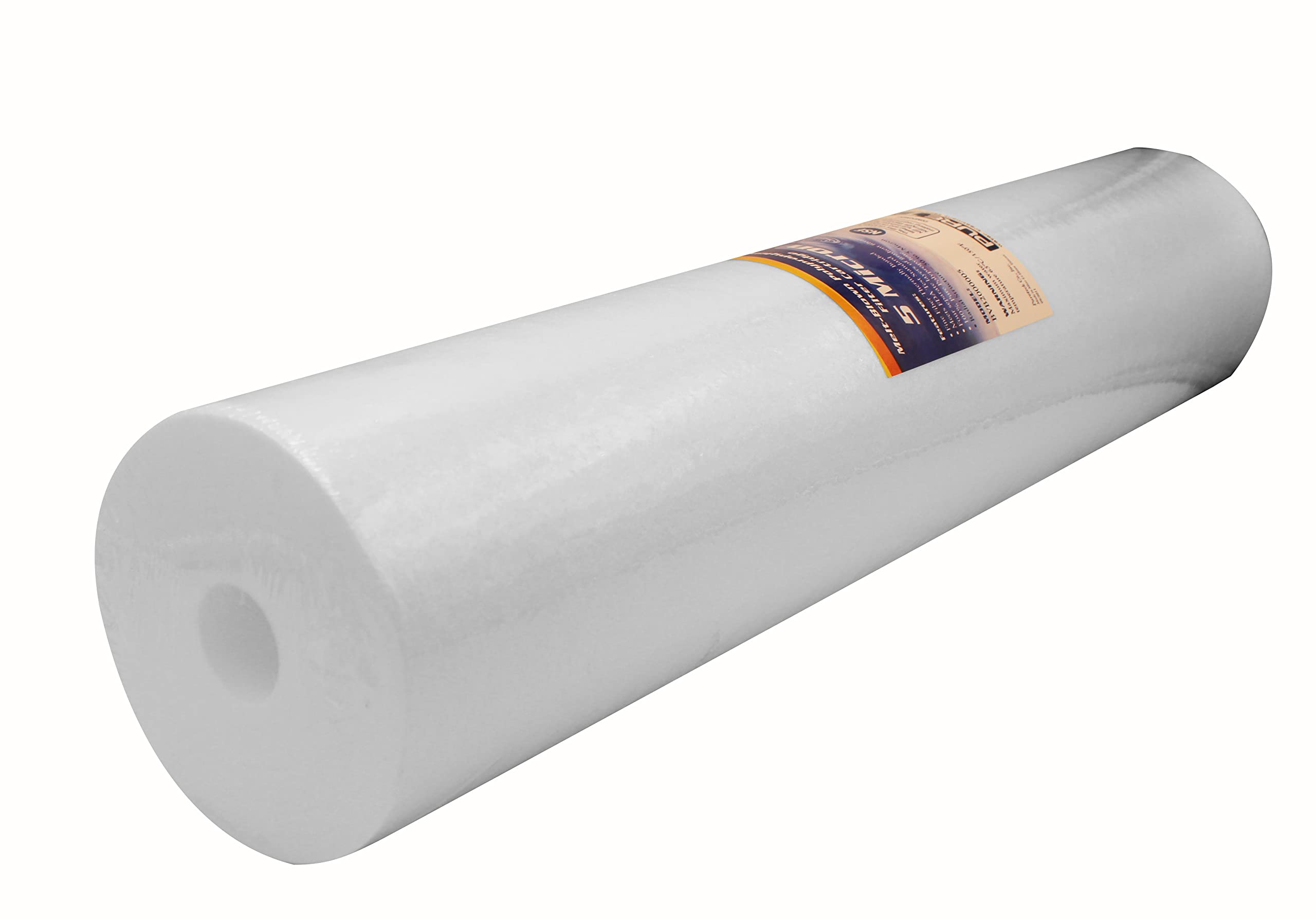 PureT BVB2000005 20x4.5" Water Sediment Filter - NSF Certified - Spun Poly Filter Removes Sediment and Other Organic Debris (5 u Micron Rated)