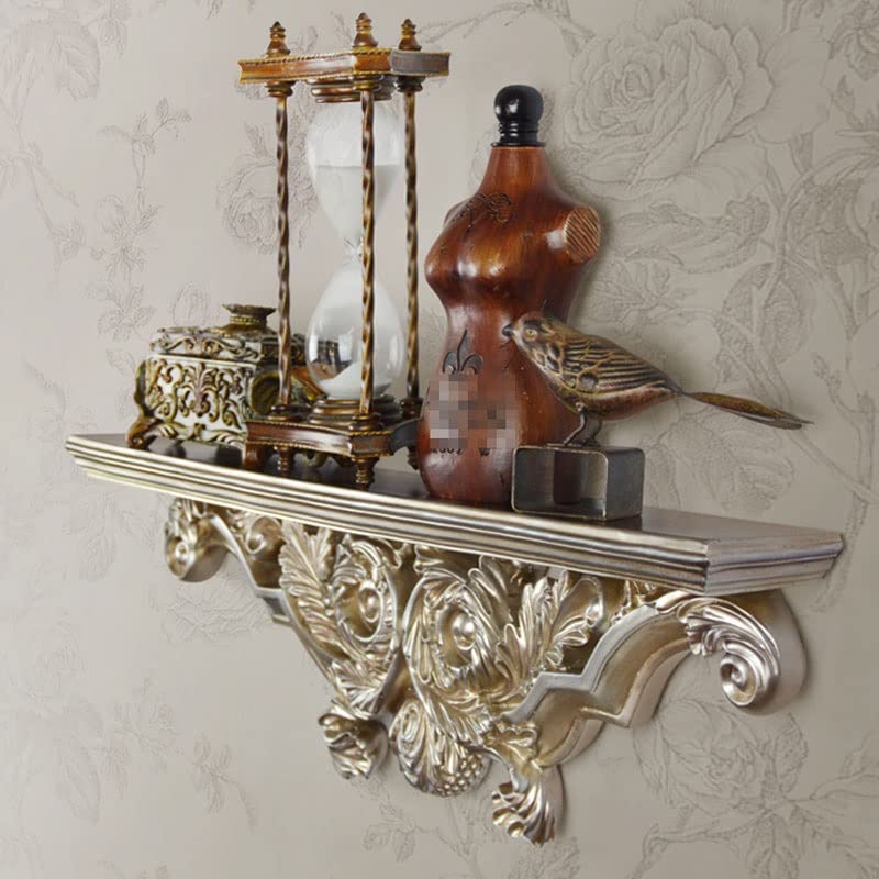 TJLSS Decorative Shelf Wall Hanging Holder Decoration Nursy Shelves Resin Decore Hanging Shelf Home Storage Rack Living Room Artware