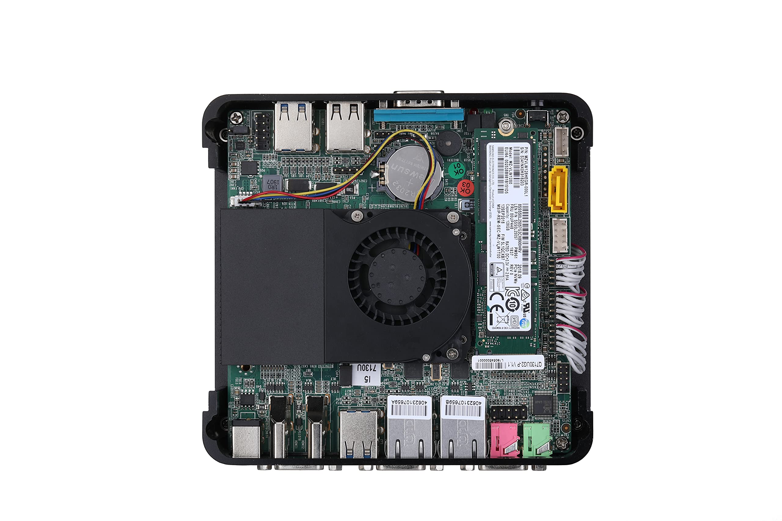 Qotom i5 Mini PC Q555P with Intel Core i5 7200U,16G RAM 512G M.2 NO WiFi,6USB, 4COM Firewall Router Mini Computer