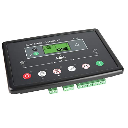Oumefar 8V-35V DSE6120 Deep Sea Electronic Generator Controller Module 6120 Generator Control Panel LCD Display Electronic Power Controller Module for Generator