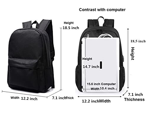 UMocan Cristiano Ronaldo Bookbag Messi Graphic Daypack Neymar Lightweight Knapsack for Teen
