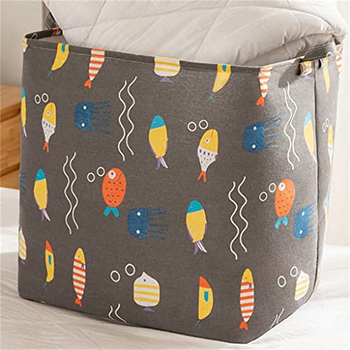 WALNUTA Storage Box Household Storage Clothes Bag Large Capacity Cloth Bag Quilt Clothes Storage Basket