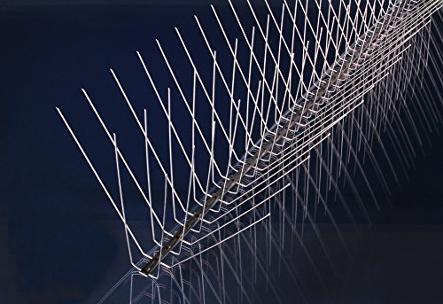 Nixalite Stainless Steel Bird Spikes E-Spike (8 Ft. (4-2 Ft. Strips))