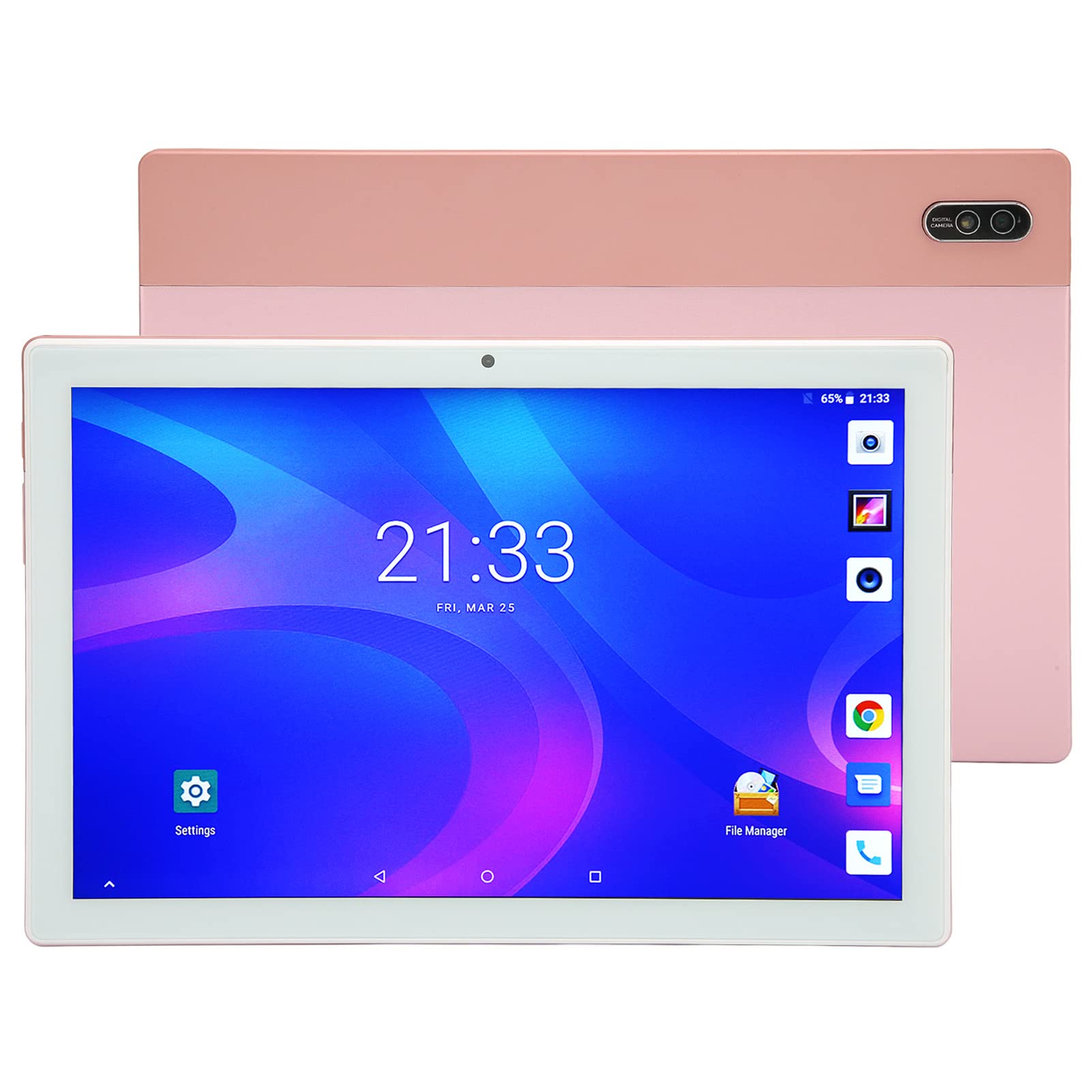Pink Tablet 8GB 256GB 1920 X 1200 10.0 Inch Tablet Front 8MP Rear 13MP 100-240V for Gaming (US Plug)
