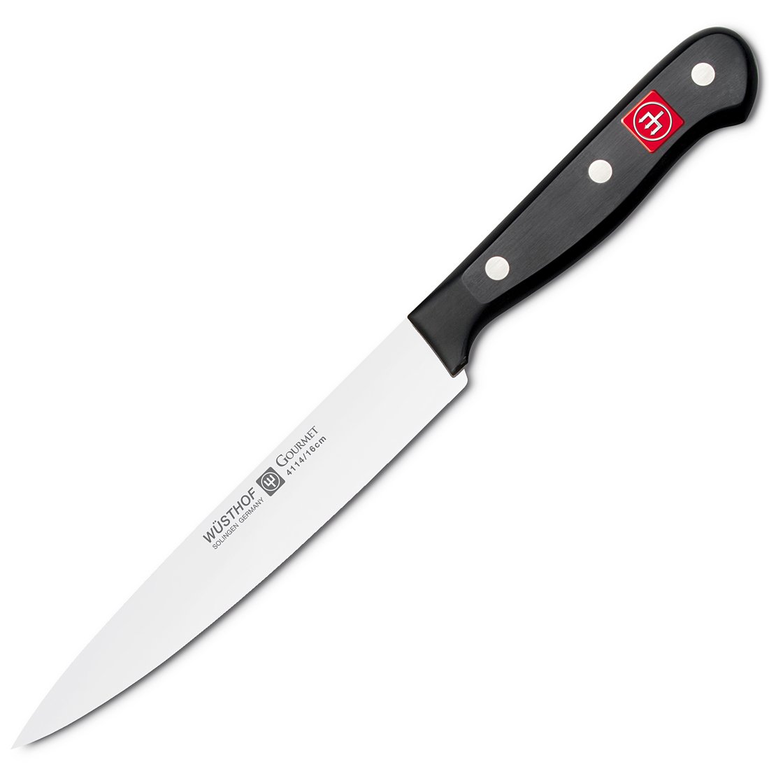 WĂźsthof Gourmet 6 Sandwich Knife, 11 x 2 x 1 inches, Black