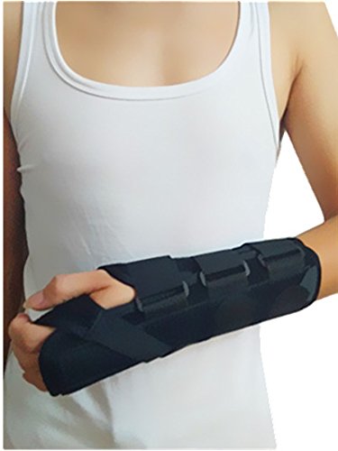 Rousu Medi Forearm and Wrist Support Splint Brace Forearm Immobilizer Brace (Left hand)