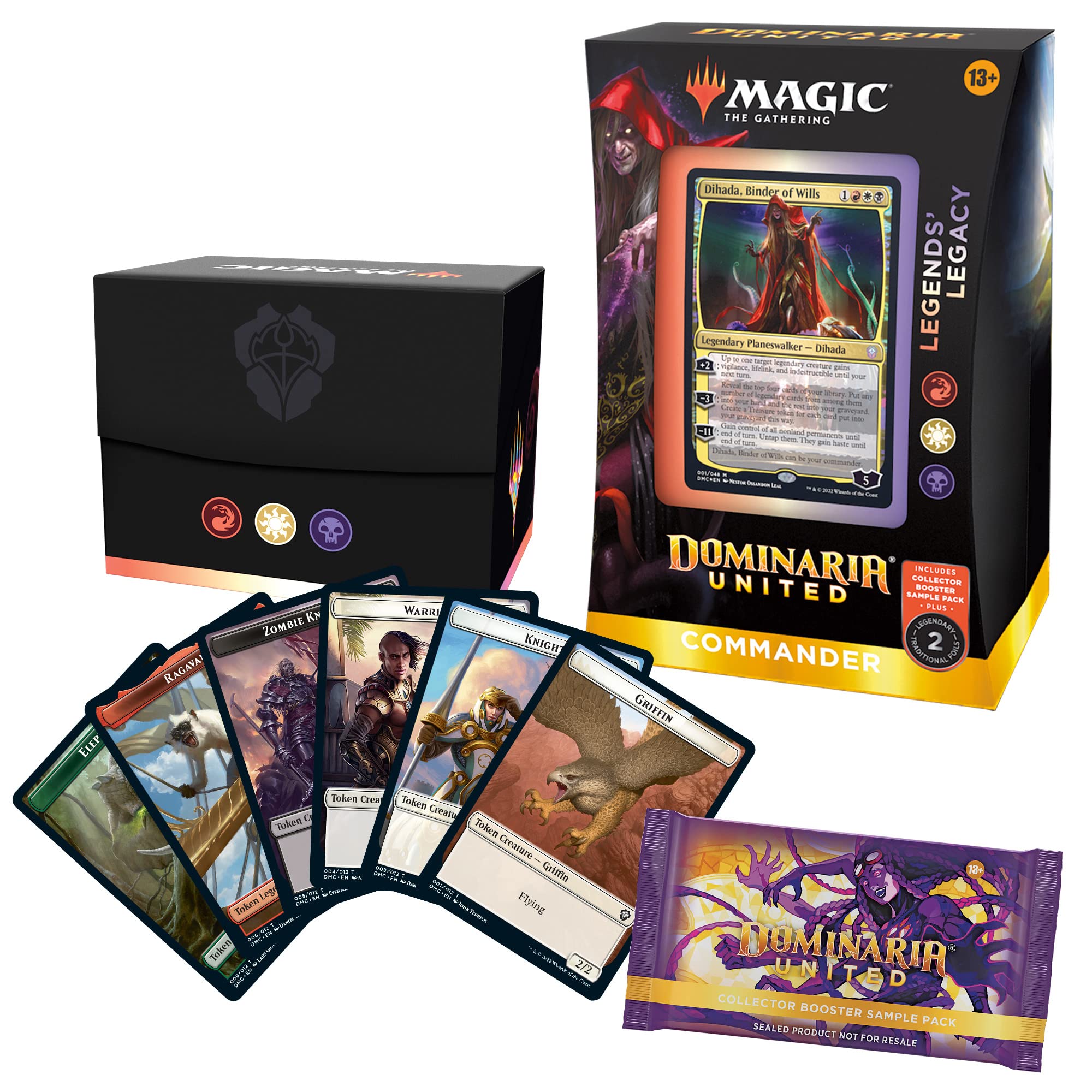 Magic: The Gathering Dominaria United Commander Deck β Legends' Legacy + Collector Booster Sample Pack