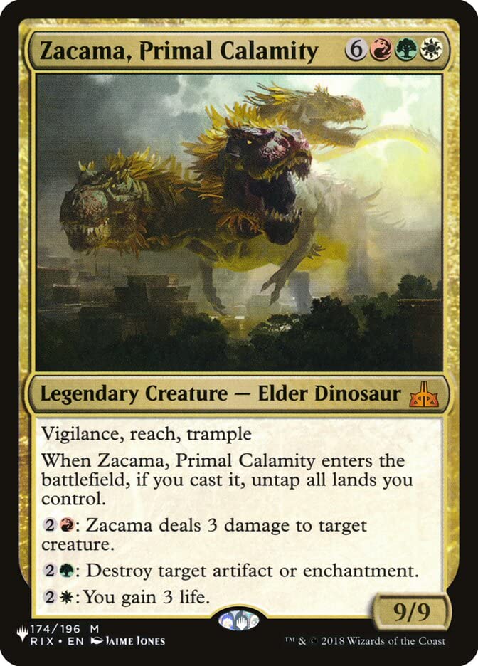 Magic: the Gathering - Zacama, Primal Calamity - The List