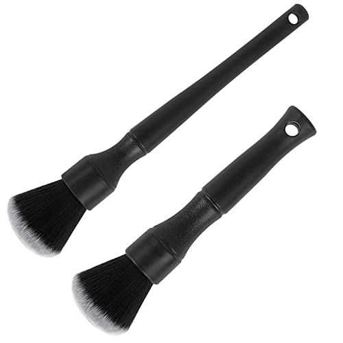 TOOPONE 2pcs car Interior Beauty Detail Brush, air Conditioning Vent dust Cleaning Crevice Brush car Soft Cleaning Brush