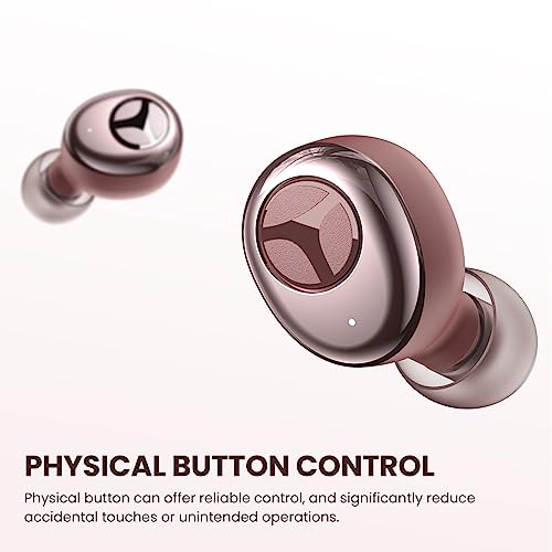 TRANYA T6 Wireless Earbuds with Qualcomm aptX Adaptive Audio, CVC 8.0 Noise Reduction Bluetooth Earphones, Multipoint Connection, Customized APP, IPX5 Waterproof Headphones for Sports