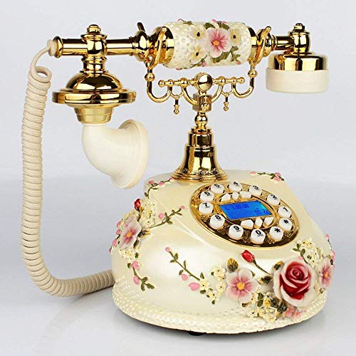 Telephone Retro Telephone Home Rotary dial Fixed Telephone Business Office landline 182325cm (3 Specifications Available) (Color : A2) (A2)