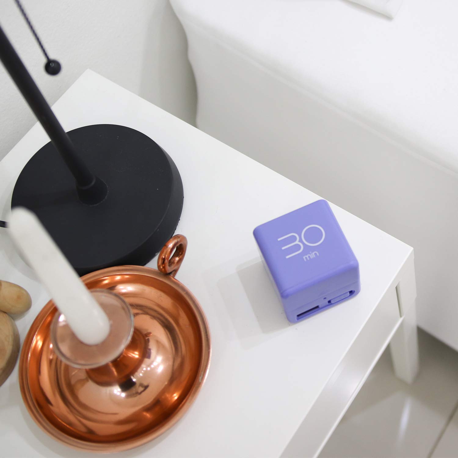 Mooas Cube Timer Violet (5,10,20 and 30 Minutes) & Mint (1,3,5 and 10 Minutes) Bundle, Timer for Studying, Cooking and Workout…