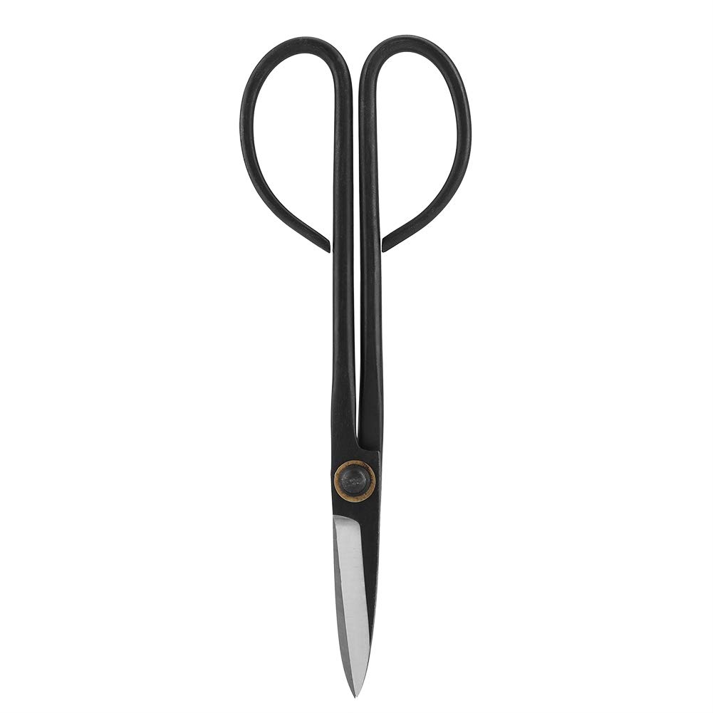 Oumefar 205mm Long Handle Bonsai Scissors Steel Pruning Shear Bud Leaves Twigs Cutting Trimming Tool Garden Equipment