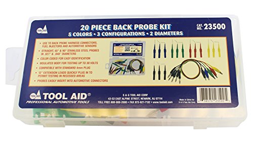 Tool Aid - 20 Piece Back Probe Kit (23500) , Blue