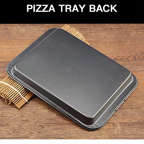 TEMKIN 1PC Rectangular Non-Stick Bread Cake Baking Tray Baking Tray Oven Rectangular Black Baking Tray DIY Baking for Kitchen (Size : Large)