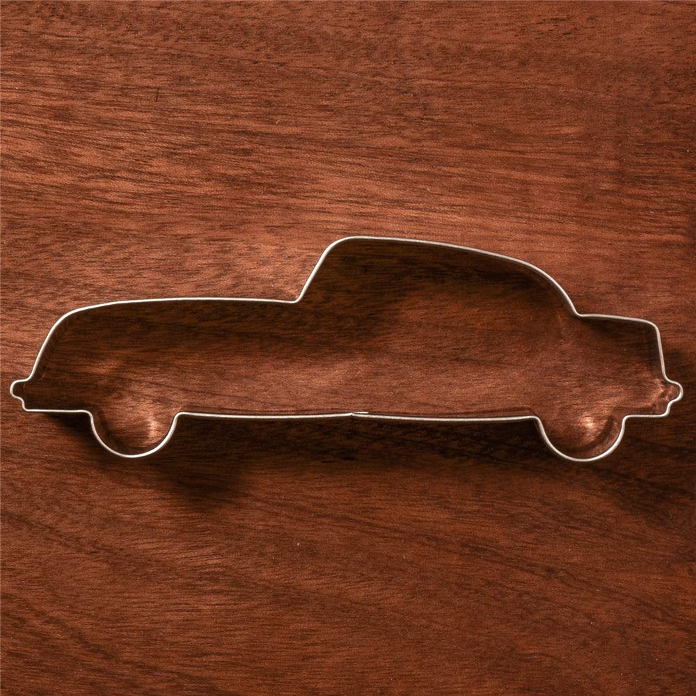 LILIAO Beat-up Car Cookie Cutter - 4.7 x 1.6 inches - Stainless Steel