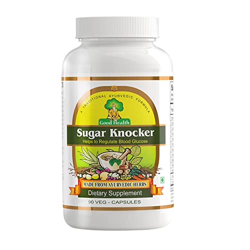 Sugar Knocker - Herbal Supplement - Pack of 1 (90 Veg Capsule)