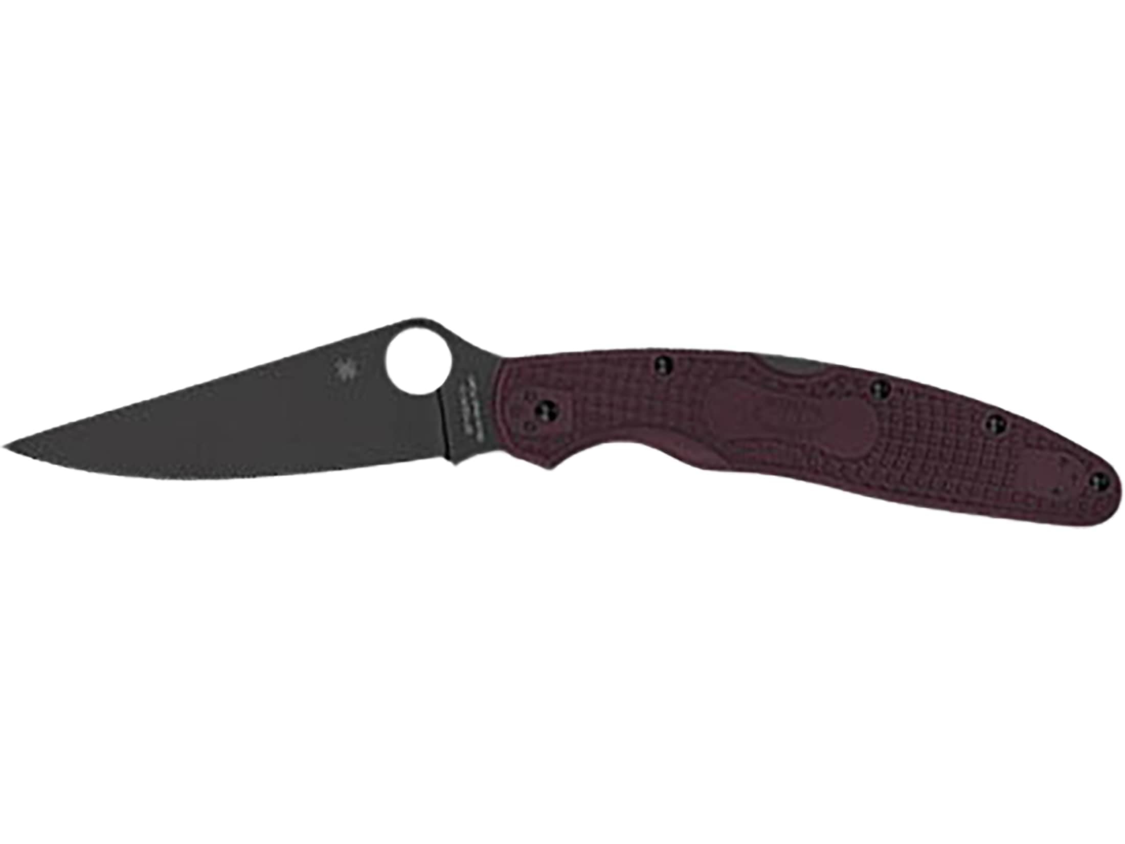 Spyderco Police 4 Sprint Run Pocket Knife 4.38" Drop Point CTS PD#1 Black...