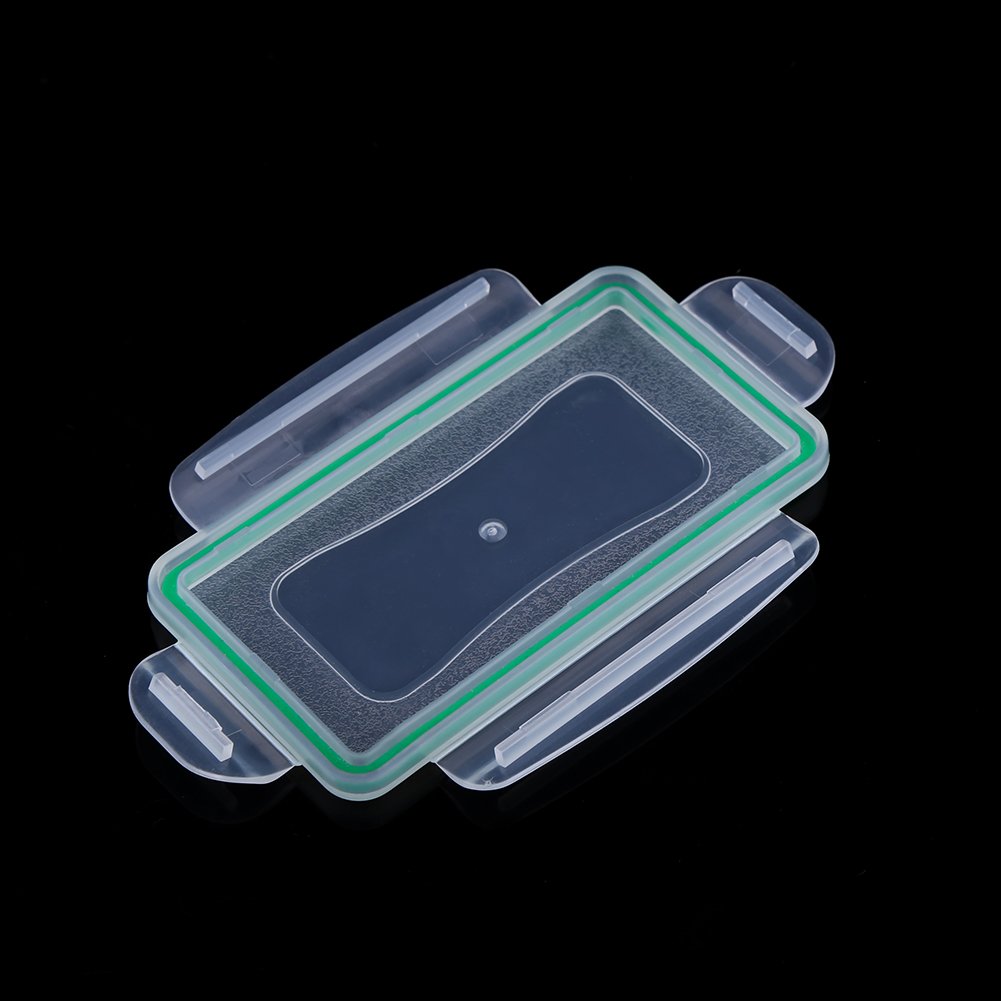 plplaaoo Battery Cases, 2 Pcs Battery Organizer Holder, Hard Wear Resistant Plastic Waterproof Battery Storage Box, Convenient Durable 18650 Batteries Holder Storage Box, Protector Cover Battery B