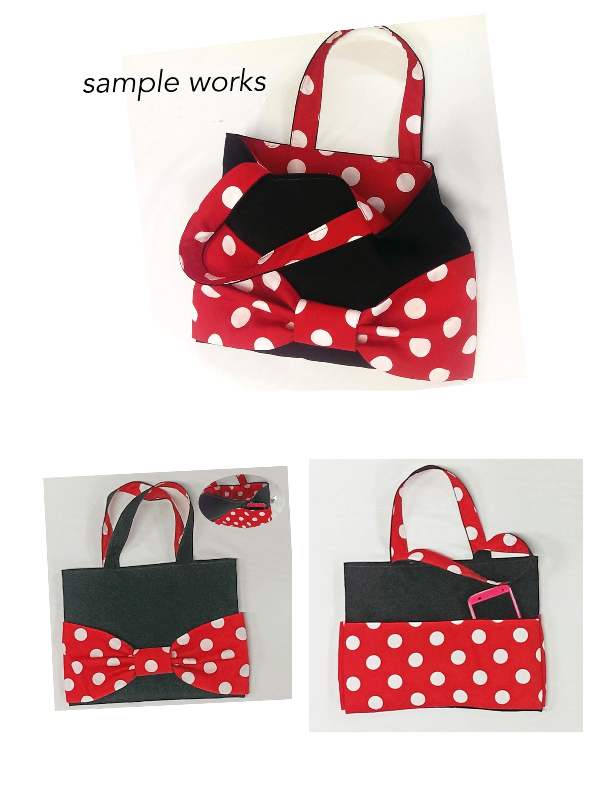 布人倶楽部(Fujin Club) Broad Polka-dot Print 日本製(Made in Japan) 42.5 inches (108 cm) Width (red, 59.1Inches)