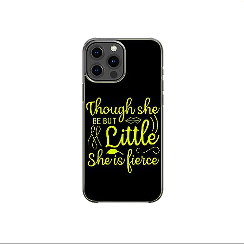 Though She Is Little But She Is Fierce Sweet Inspirational Pattern Art Design Anti-Fall and Shockproof Gift iPhone case (iPhone XR)