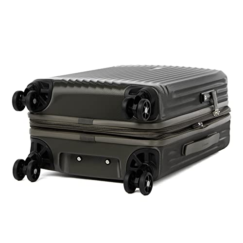 Travelpro Maxlite Air Hardside Expandable Luggage with 8 Spinner Wheels, Lightweight Hard Shell Polycarbonate Suitcase, Slate Green, Carry-On 21-Inch