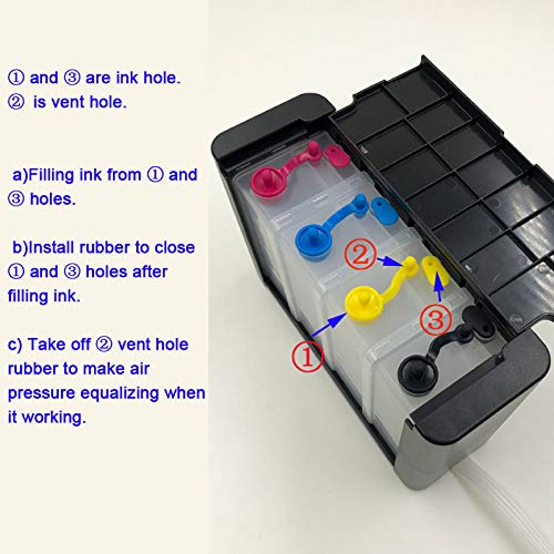 UPink Continuous Ink Supply System CISS Ink Tank DIY Kits Compatible for Canon PG-275 CL-276 PG-260 CL-261 PG-245 CL-246 PG-210 CL-211 PG-243 CL-244 PG-240 CL-241 Ink Cartridge
