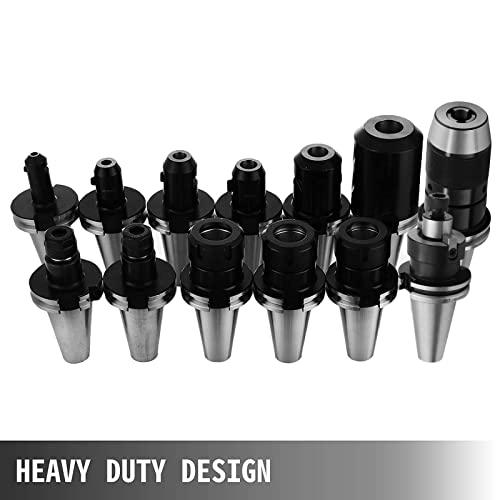 OrangeA Collet Set CAT40 ER32 CAT40 ER16 Spring Steel Collet Chuck Tooling Package for Milling Machine