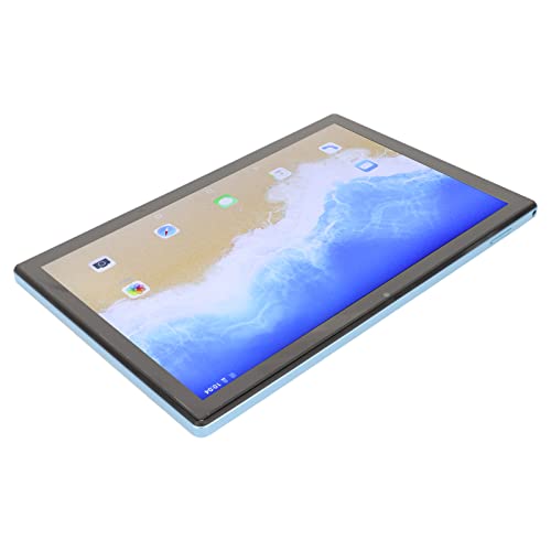 PUSOKEI 10 Inch 1920x1200 IPS 6GB RAM Tablet PC 128GB ROM Octa Core CPU 2.4G / 5G WiFi Android 12 8MP Front Camera 20MP Rear Camera USB C Rechargeable 8800mA Battery 4G Calling Tablets(Blue)